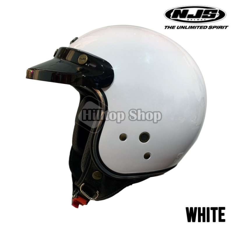 Jual Helm Njs Nr 80s Solid Half Face Helmet - Blue Navy Doff Xl Di ...