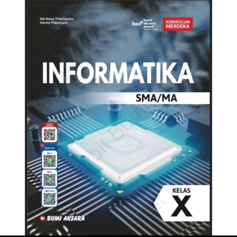 Promo Buku Sma Ma Kelas X Informatika Kurikulum Merdeka Aj-pndk-sma ...