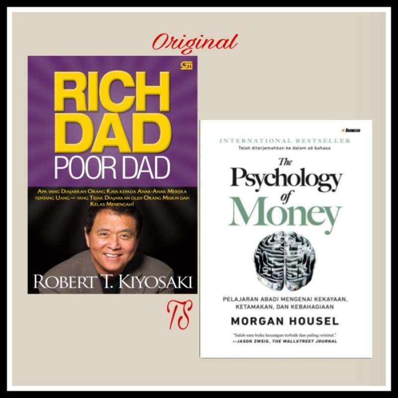 Promo Paket Bundling Buku Rich Dad Poor Dad & The Psychology Of Money ...