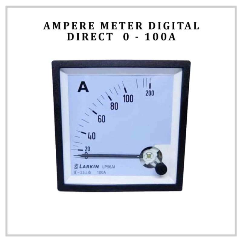 Promo Analog Ampere Meter Panel Meter Direct Larkin Lp-96ad 15a-100a ...