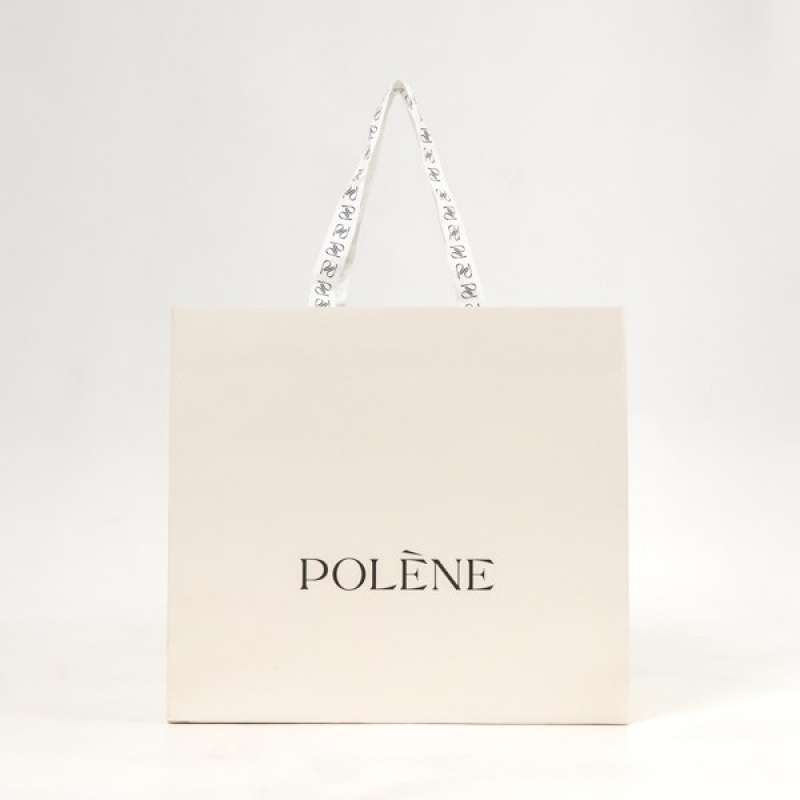 Jual Tas Paper Bag Polene Beige 100% Original - Size L Di Seller ...