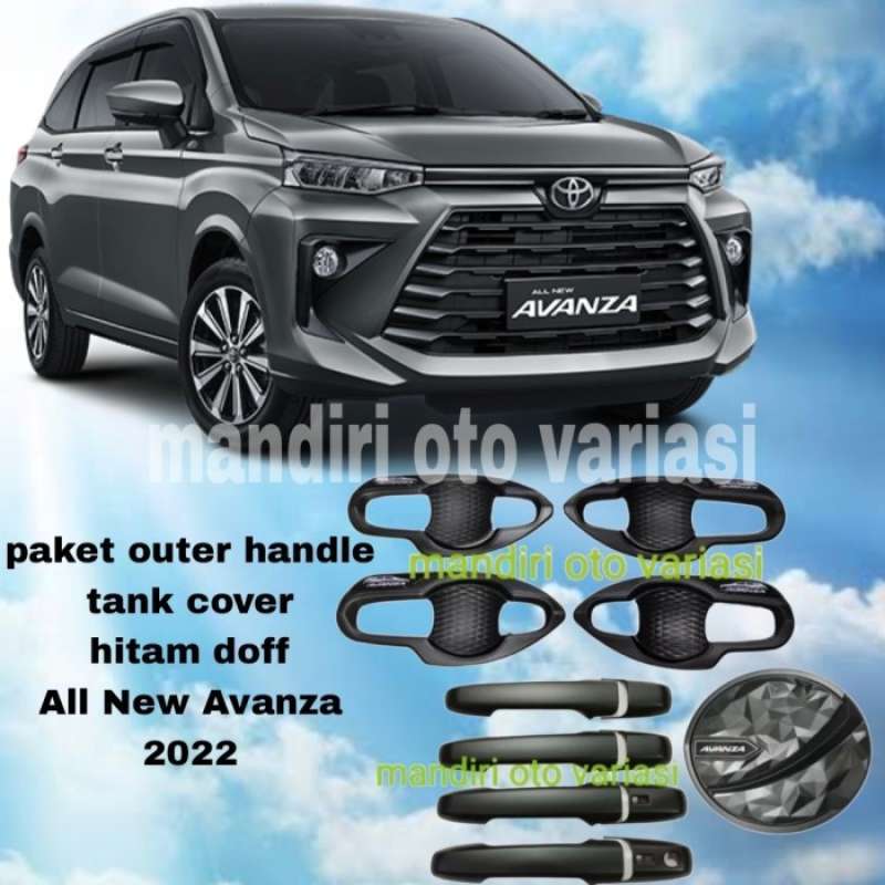 Promo Paket Outer Handle Tank Cover All New Avanza 2022 Hitam Doff Variasi Diskon 23% Di Seller ...