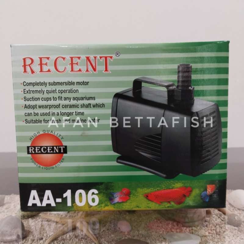 Jual Pompa Air Celup Recent Aa 106 Mesin Pump Aa106 Kolam Aquarium Di ...