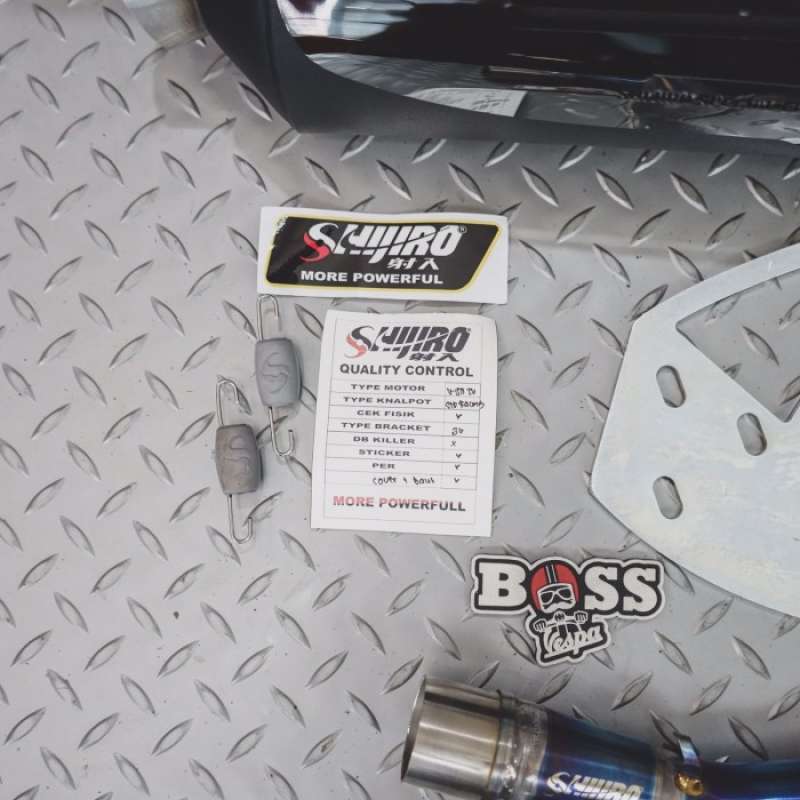 Jual Knalpot Shijiro Standar Racing Special Edition T3 Titanium Black ...