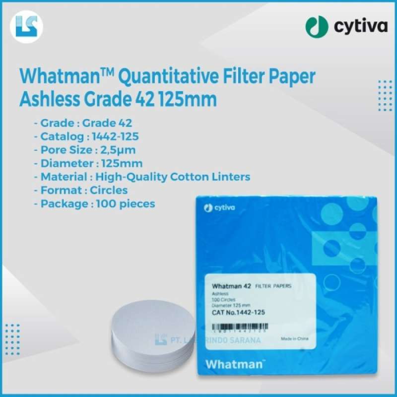 Promo Whatman Filter Paper Kertas Saring No 42 - 125 Mm | Hawach ...