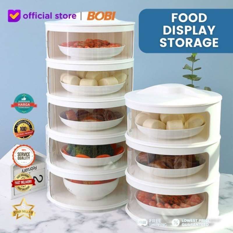 Jual Tempat Display Penyimpanan Makanan - Food Display Storage - 3layer ...