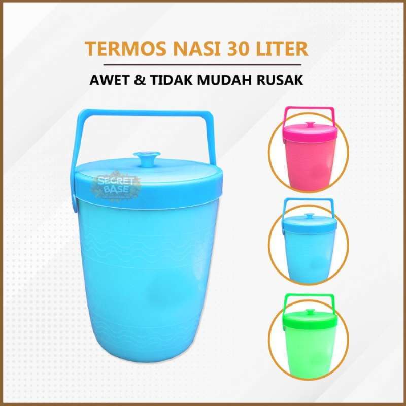 Jual Termos Nasi 30 Liter - Termos Es / Rice Bucket / Ice Bucket - Biru ...