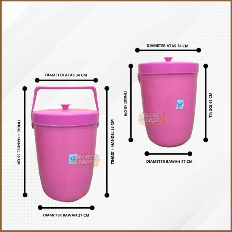 Jual Termos Nasi 30 Liter - Termos Es / Rice Bucket / Ice Bucket - Biru ...