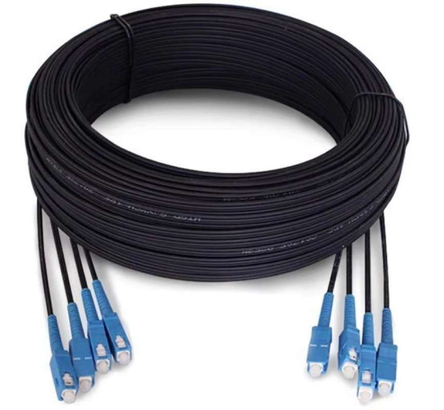 Promo Kabel Fiber Optic Fo Dual 4 Core Precon Outdoor 200 Meter Sc Sc ...