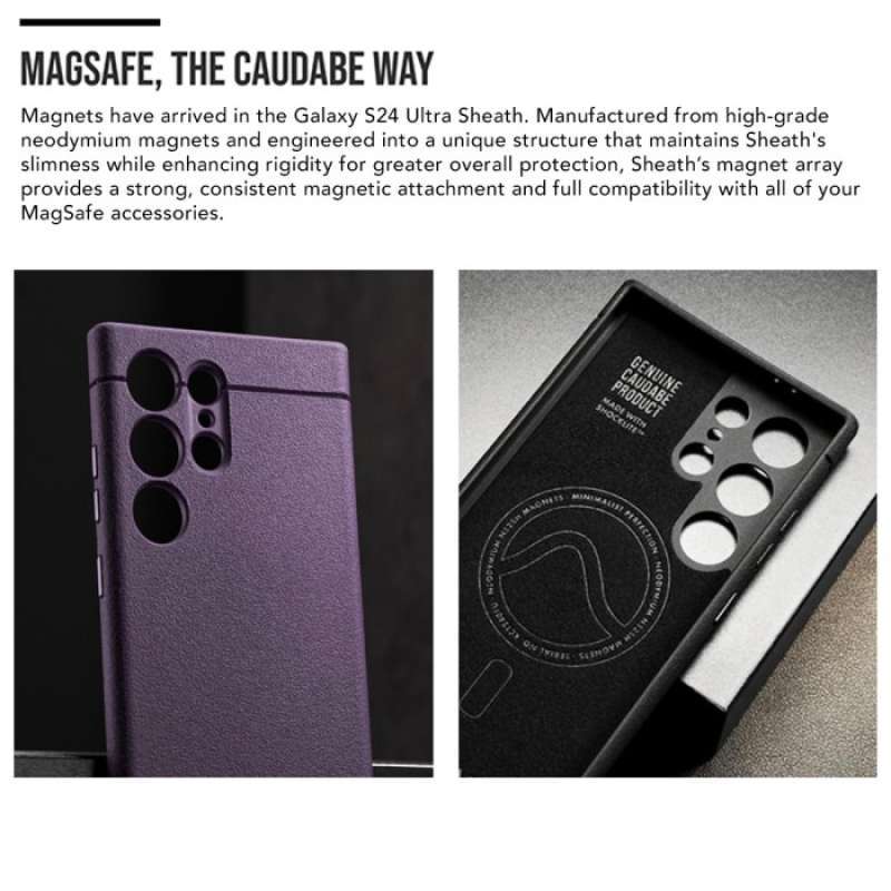 Jual Caudabe Sheath MagSafe Case Samsung S24 Ultra 5g - Casing Di ...