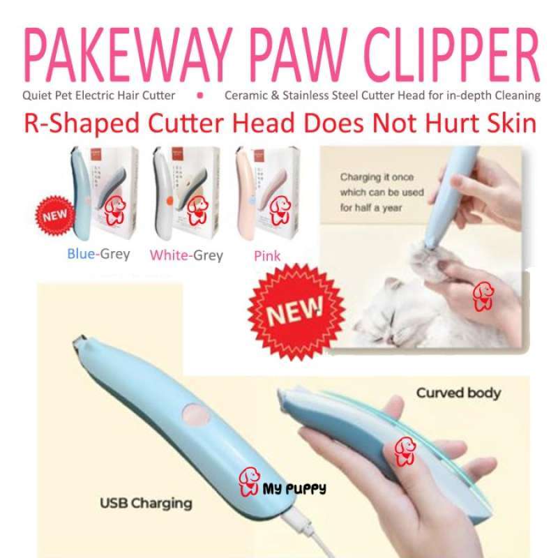 Jual Pakeway Paw Clipper - Quiet Hair Paw Trimmer - Cukuran Bulu Hewan - Pink Di Seller Aghanim ...