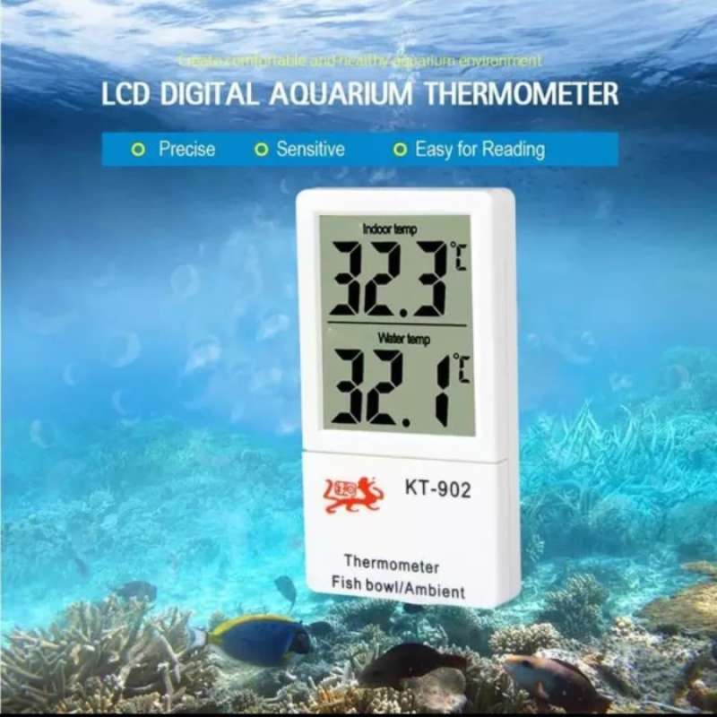 Jual Thermometer Digital Aquarium Lcd Display / Indoor / Termometer ...