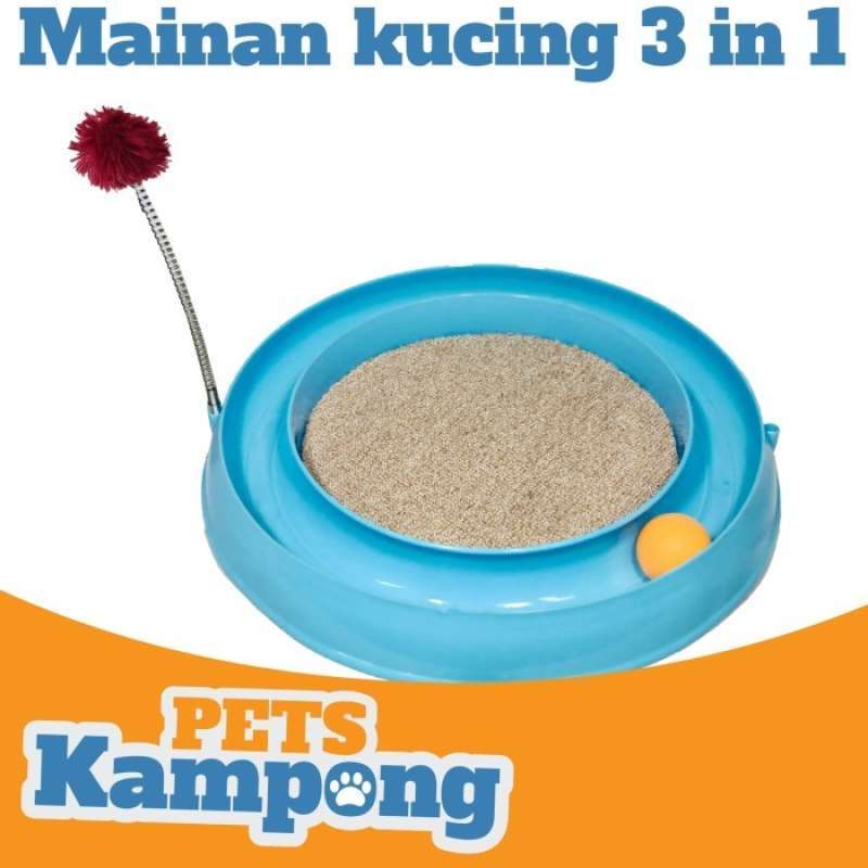Jual Mainan Interaktif Kucing 3 In 1 Opo Cat Play Toy Ball Circuit ...