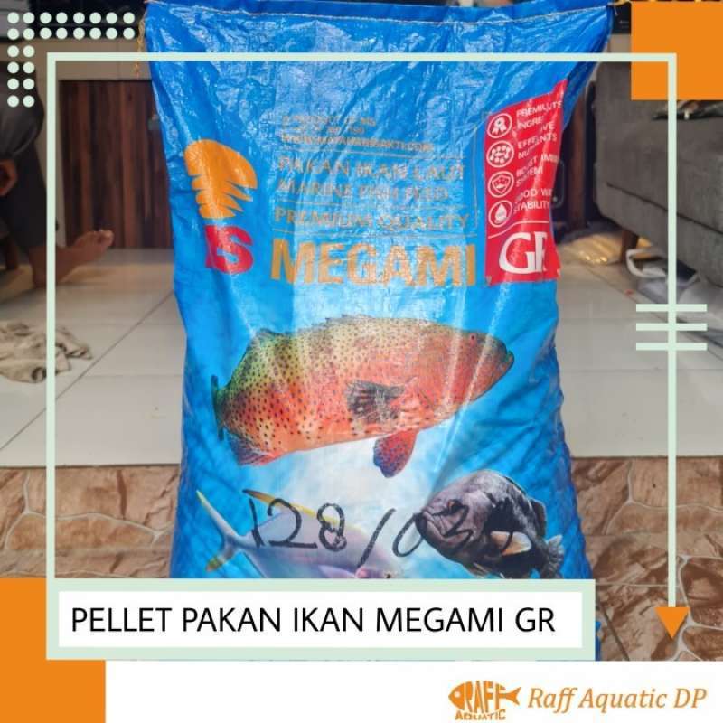 Jual 950 Gram Pelet Ikan Megami Gr Pakan Ikan Tenggelam Sinking Repack ...