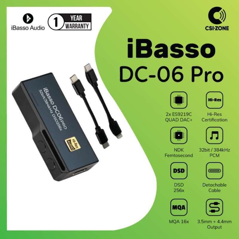 Promo Ibasso Dc06 Pro / Dc-06 Pro Hi-res Balanced Portable Dac / Amp Diskon 23% Di Seller Ryoma ...