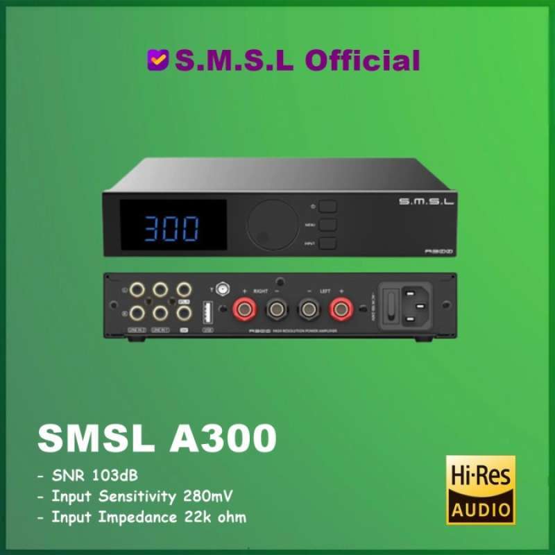 Promo Smsl S.m.s.l A300 A 300 High Resolution Power Amplifier Diskon 23 ...