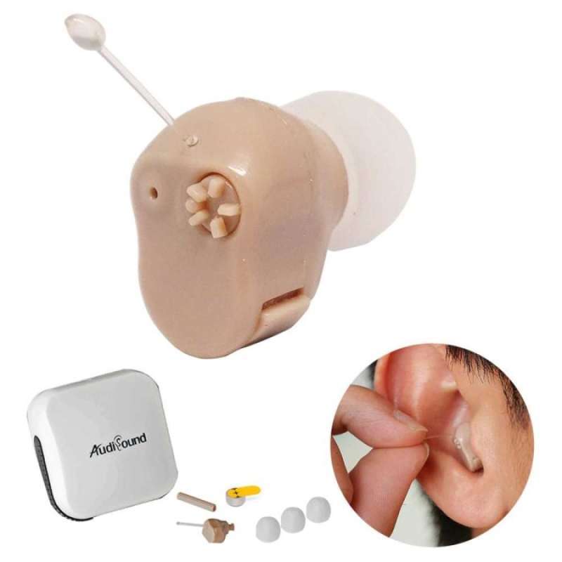 Promo Alat Bantu Dengar Telinga Mini In Ear Hearing Aid Pengeras Suara ...