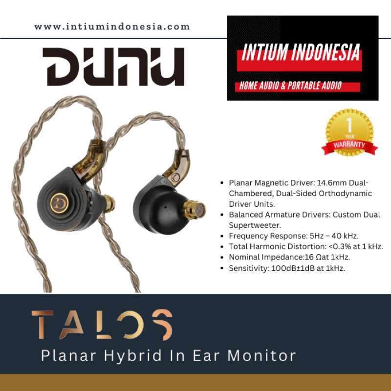Promo Dunu Dunu Talos / Talos Planar Hybrid In Ear Monitor Earphone Diskon 23% Di Seller Ryoma ...