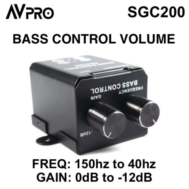 Promo Avpro Sgc200 Bass Level Control Remote Volume Bass Knob For Audio ...