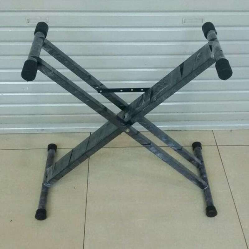 Promo Stand Keyboard Double Besi Kuat Diskon 23% Di Seller Ryoma Store ...