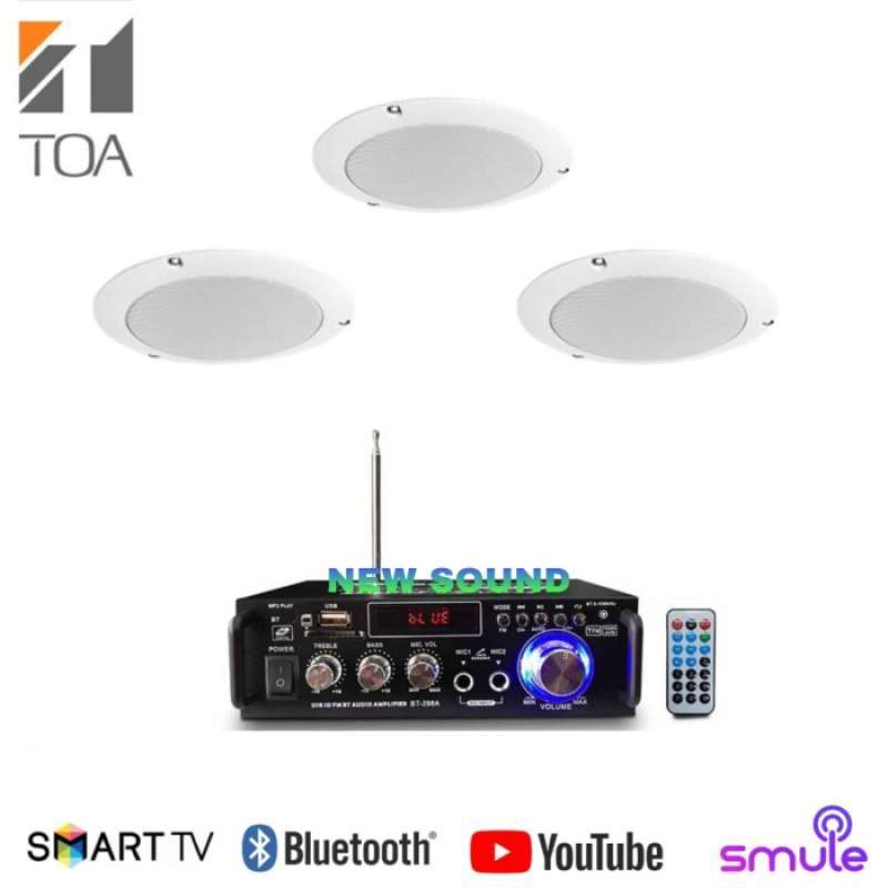 Promo Paket Sound System 3-speaker Ceiling Toa Speaker Plafon Paket ...