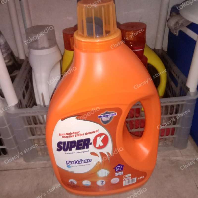 Promo Super K Laundry Detergent Fast Clean 3,8 Kg Diskon 33% Di Seller ...