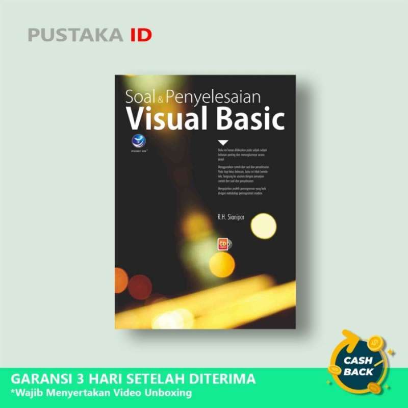 Promo Buku Soal Dan Penyelesaian Visual Basic+cd Diskon 23% Di Seller Zawaru Store - Tanah ...