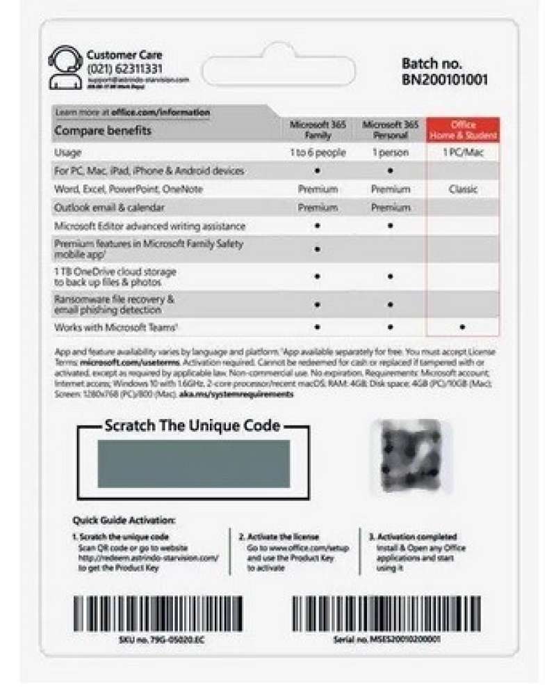 Promo Microsoft Office Home & Student 2021 Posa Card Diskon 23% Di ...