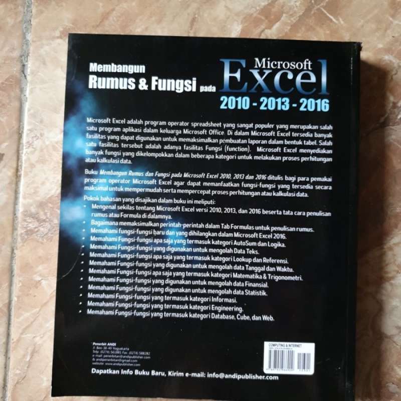 Promo Original Membangun Rumus Dan Fungsi Pada Microsoft Excel Diskon 23% Di Seller Zawaru Store ...