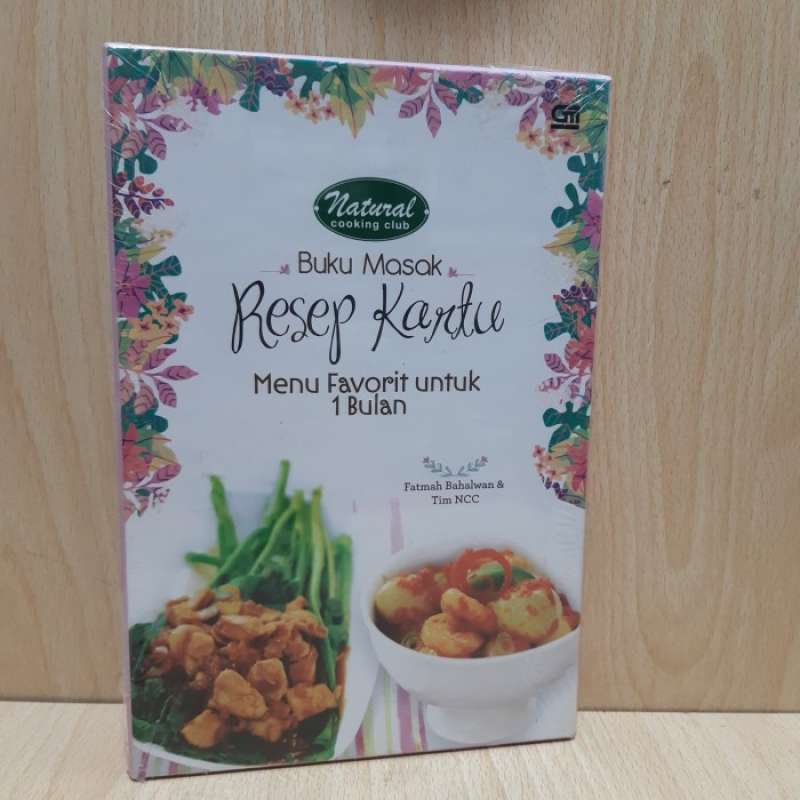 Promo Buku Masak Resep Kartu Menu Favorit Untuk 1 Bulan. Diskon 23% Di ...