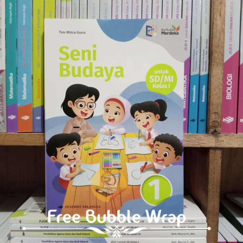 Promo Buku Seni Budaya Kelas 1 Sd Kurikulum Merdeka 2021 Erlangga Diskon 23% Di Seller Zawaru ...