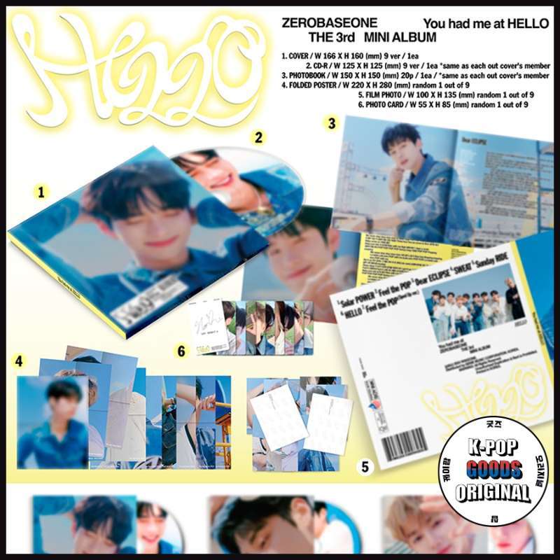 Promo Zerobaseone - 3rd Mini Album [you Had Me At Hello] (digipack Ver.) - Hanbin Ver Diskon 50% ...