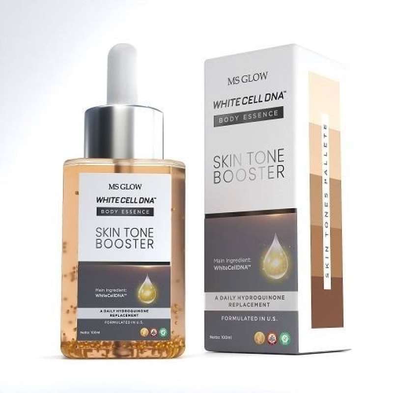 Jual Ms Glow White Cell Dna Body Essence Skin Tone Booster Msglow Di ...