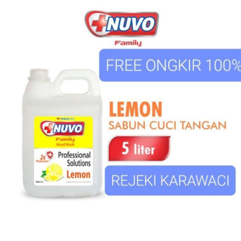 Jual Nuvo Family Hand Wash Professional Solutions 5 Liter Wings Care ...