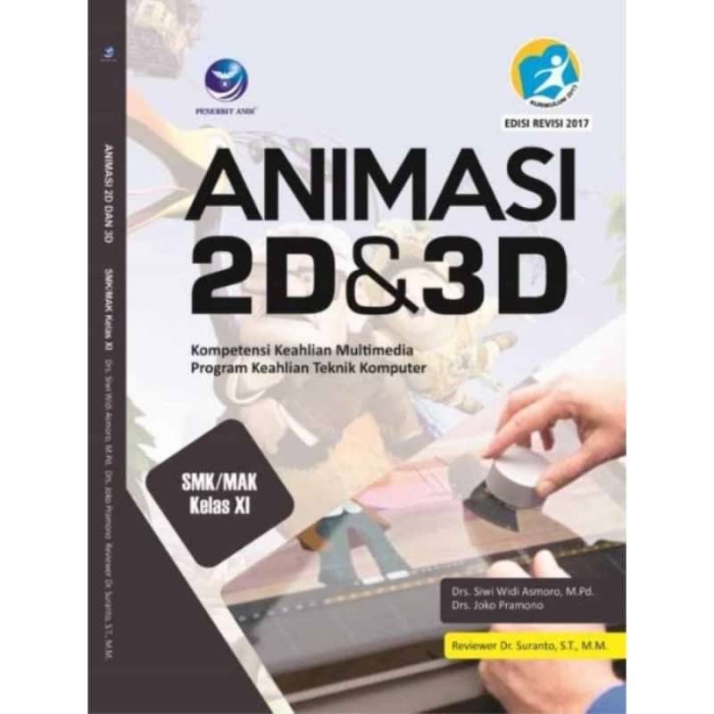 Promo Buku Animasi 2d & 3d - Smk/mak Kelas Xi Diskon 23% Di Seller ...