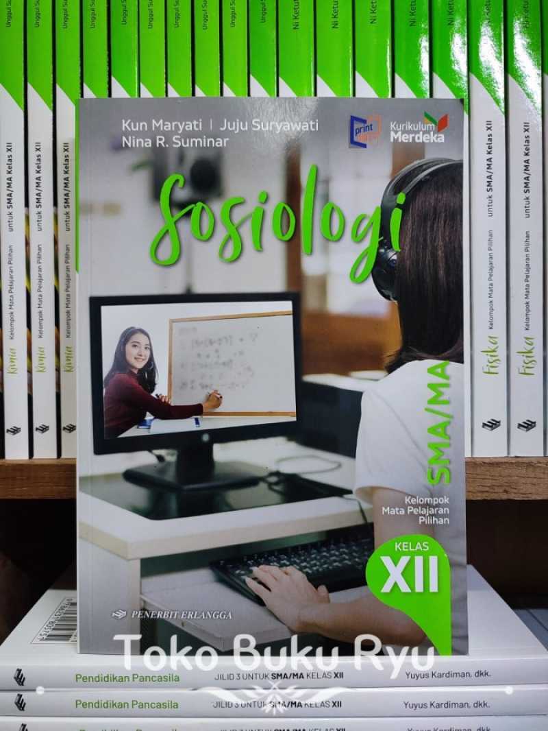 Promo Buku Sosiologi Kelas 3/xii Sma Kurikulum Merdeka Erlangga Diskon ...