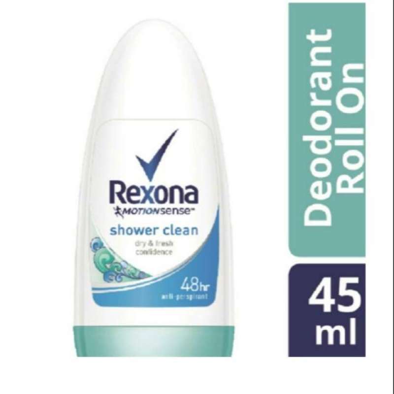 Jual Rexona Women Deodorant Roll On Shower Clean - 45ml Twin Pack Di Seller Raindrop ...