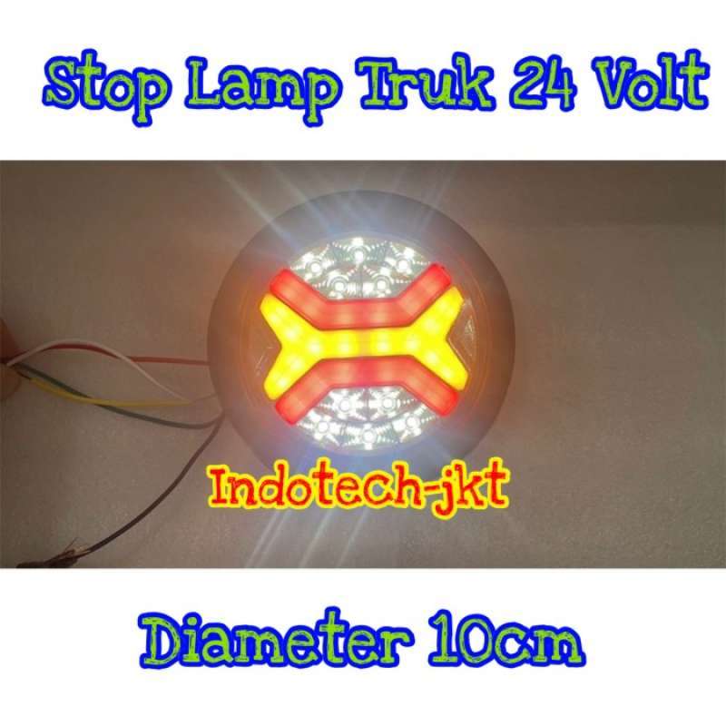 Promo Stop Lamp Lampu Belakang Truk 24 Volt Model Bulat X Diskon 33% Di ...
