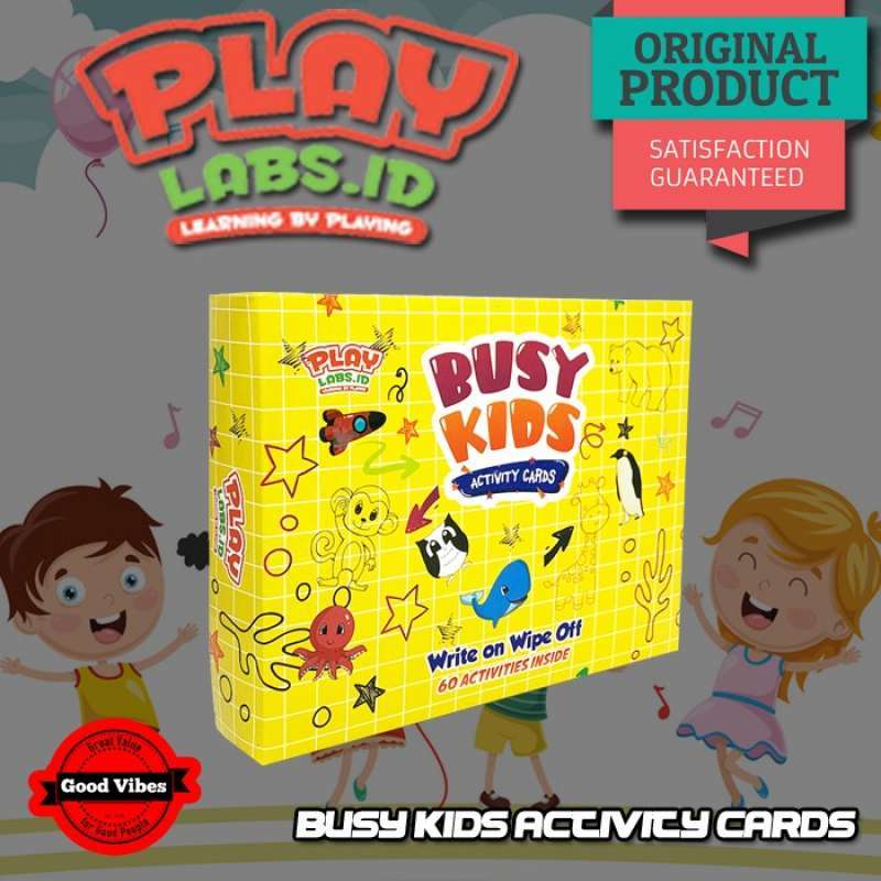 Promo Flash Card Busy Kids Activity Card Playlabs Permainan Kartu ...