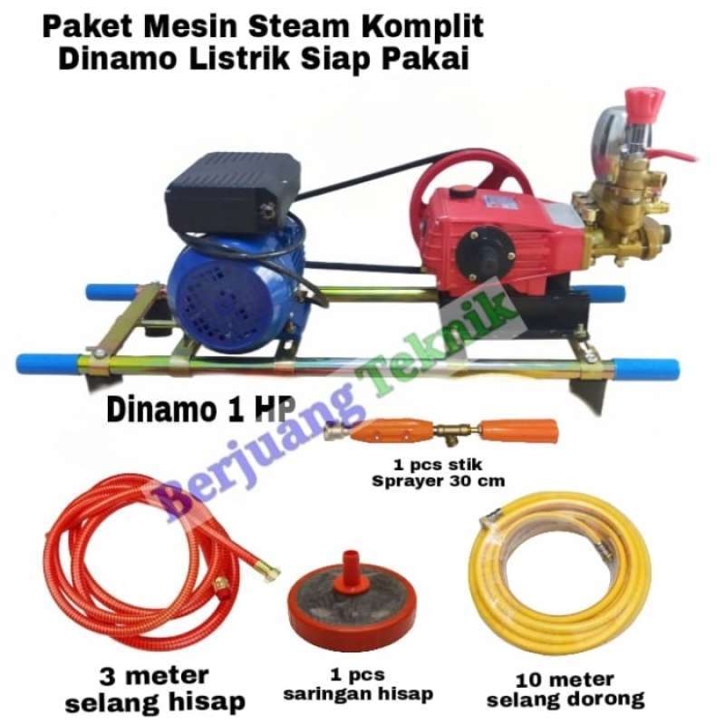 Promo Mesin Cuci Steam Motor Mobil Sancin Scn20 Komplit Dinamo Listrik 1 Hp Diskon 23% Di Seller ...