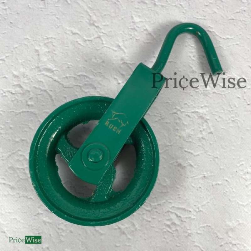 Jual Kerekan Timba Sumur Besi Bulat 5 Inch / Katrol Gantung Rush Di ...