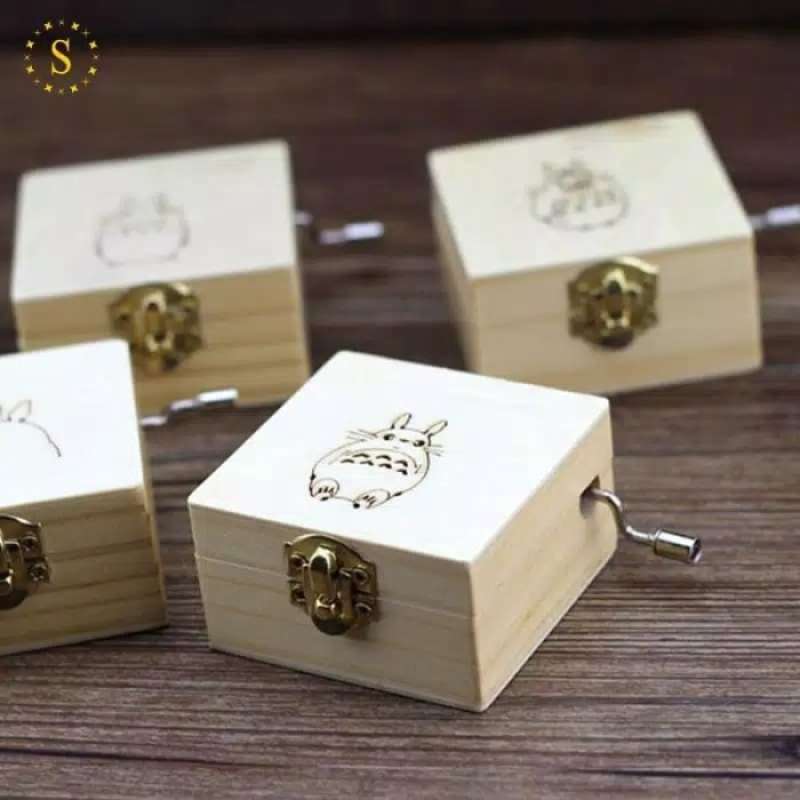 Jual Music Box Totoro Lucu Unik Dengan Kotak Kayu Di Seller Raindrop ...