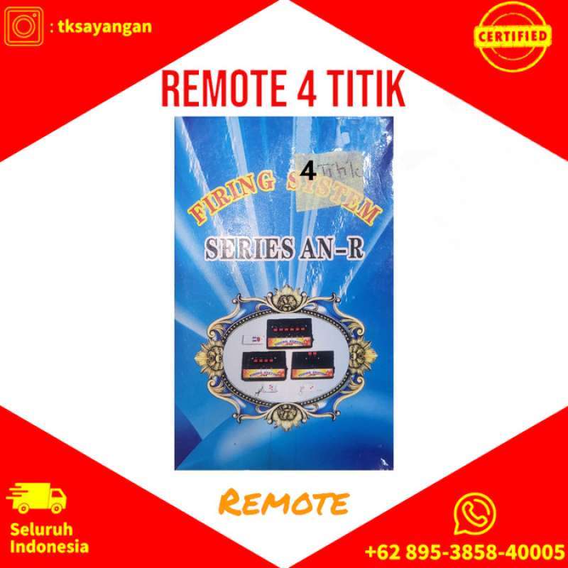 Jual Remote Detonator Kembang Api 2, 4, 6 Titik Firing System With ...