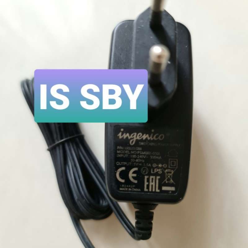 Promo Adaptor Ingenico Bri Bni Move 2500 New Power Supply Adapter ...