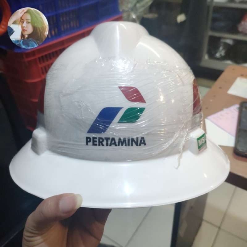 Jual Helm Safety Msa Fullbrim Pertamina Fastrack Putar Warna Putih Di ...