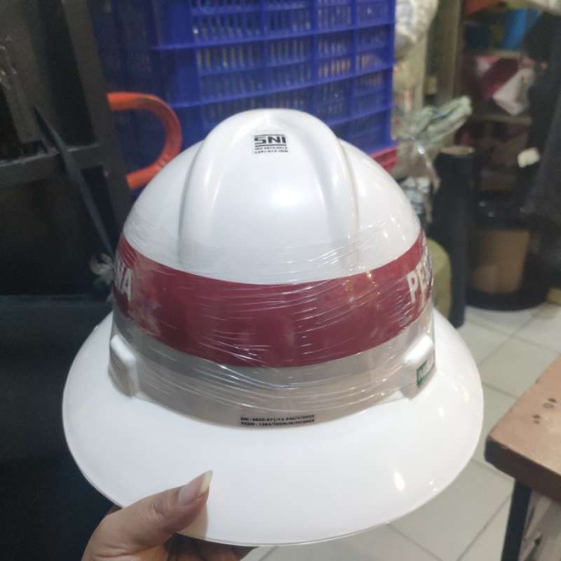 Jual Helm Safety Msa Fullbrim Pertamina Fastrack Putar Warna Putih Di ...