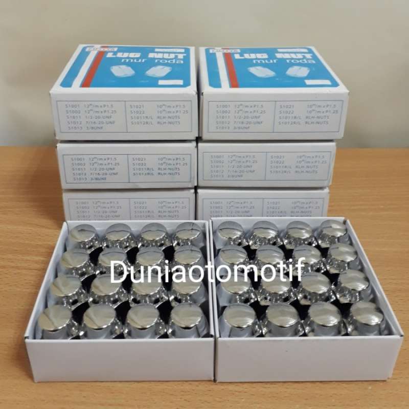 Jual Paket 8 Set Mur Roda Racing Fujita - Kunci 21 Drat 1.5 Di Seller ...
