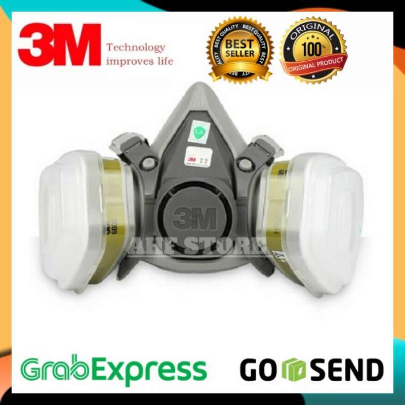 Jual Masker Respirator 3m 6200 + 6006 Full Set Original Half Face Filter Di Seller Raindrop ...