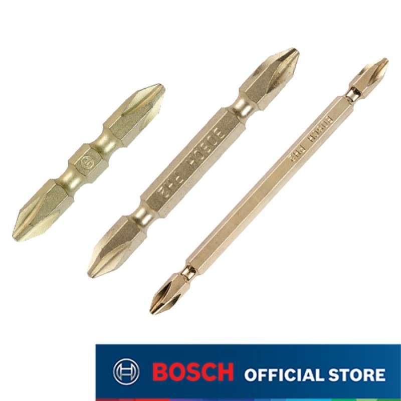 Jual Bosch Double Ended Screwdriver Bit / Mata Obeng Ph2 45/65/110mm ...