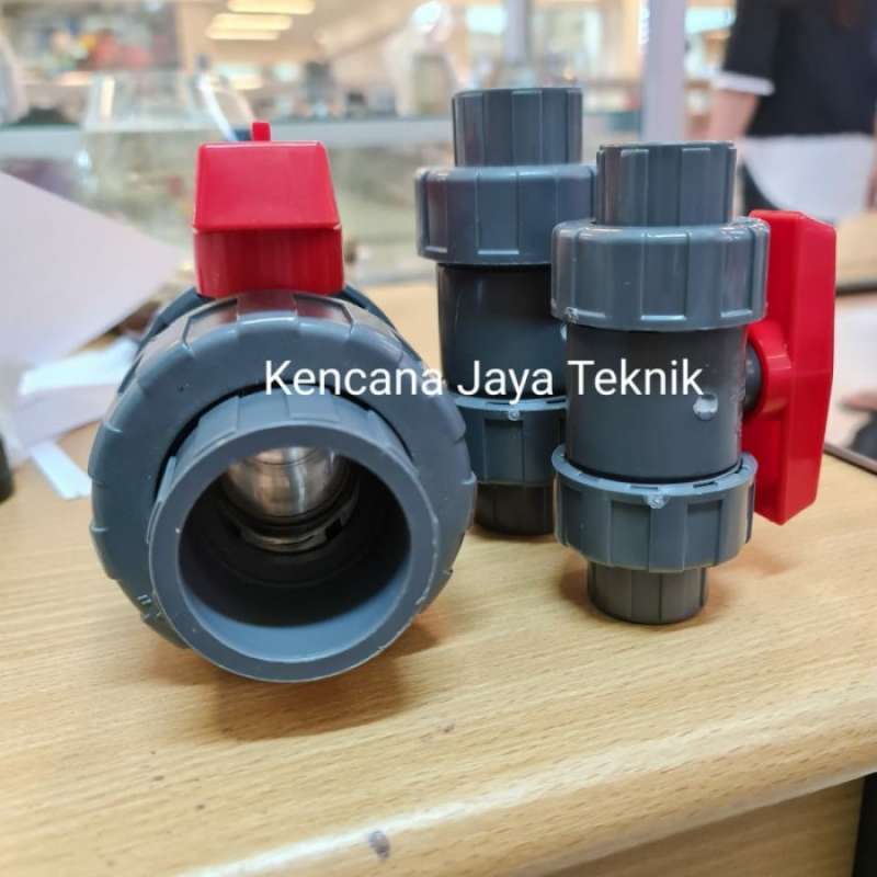 Jual Ball Valve True Union Pvc / Stop Kran Watermur 1 Inch Dn25 Di ...